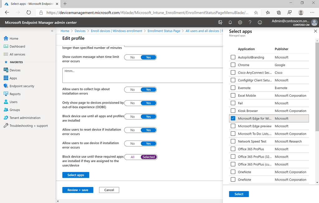 Include Microsoft Edge in your ESP blocking app list – Out of Office Hours