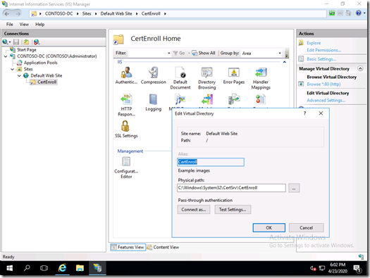 Publish Certificate Services CRL and OCSP sites to the internet using ...