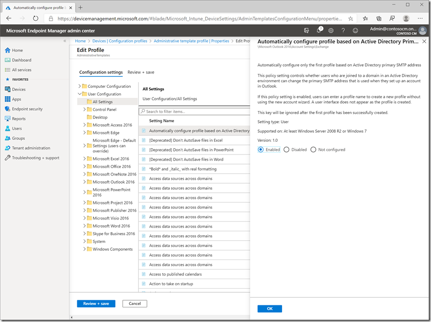 Outlook and Azure AD Join: Automatically configuring the user’s mailbox ...