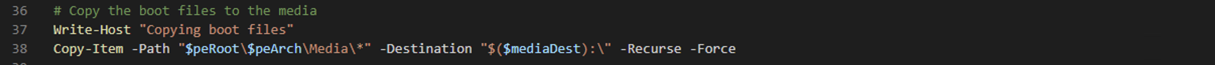 Booting your own Windows PE image – Out of Office Hours
