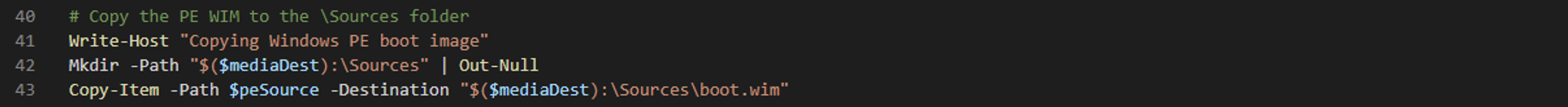 Booting your own Windows PE image – Out of Office Hours
