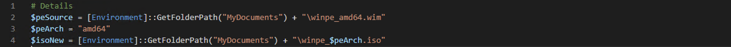 Booting your own Windows PE image – Out of Office Hours