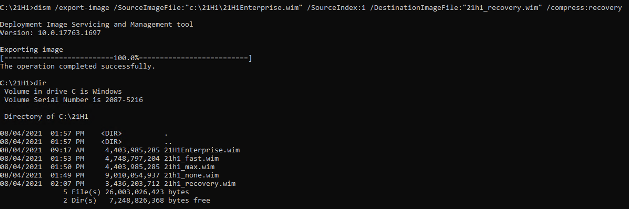 Make Windows images smaller, easily – Out of Office Hours