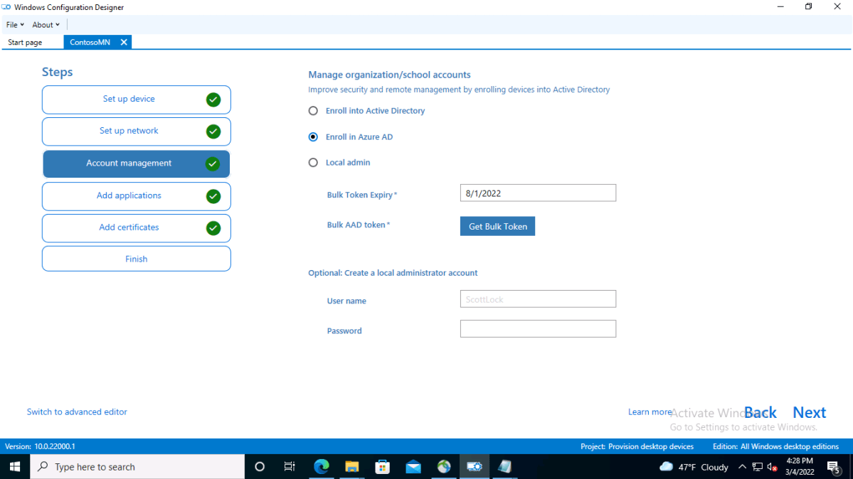 Automatically join devices to Azure AD – Out of Office Hours
