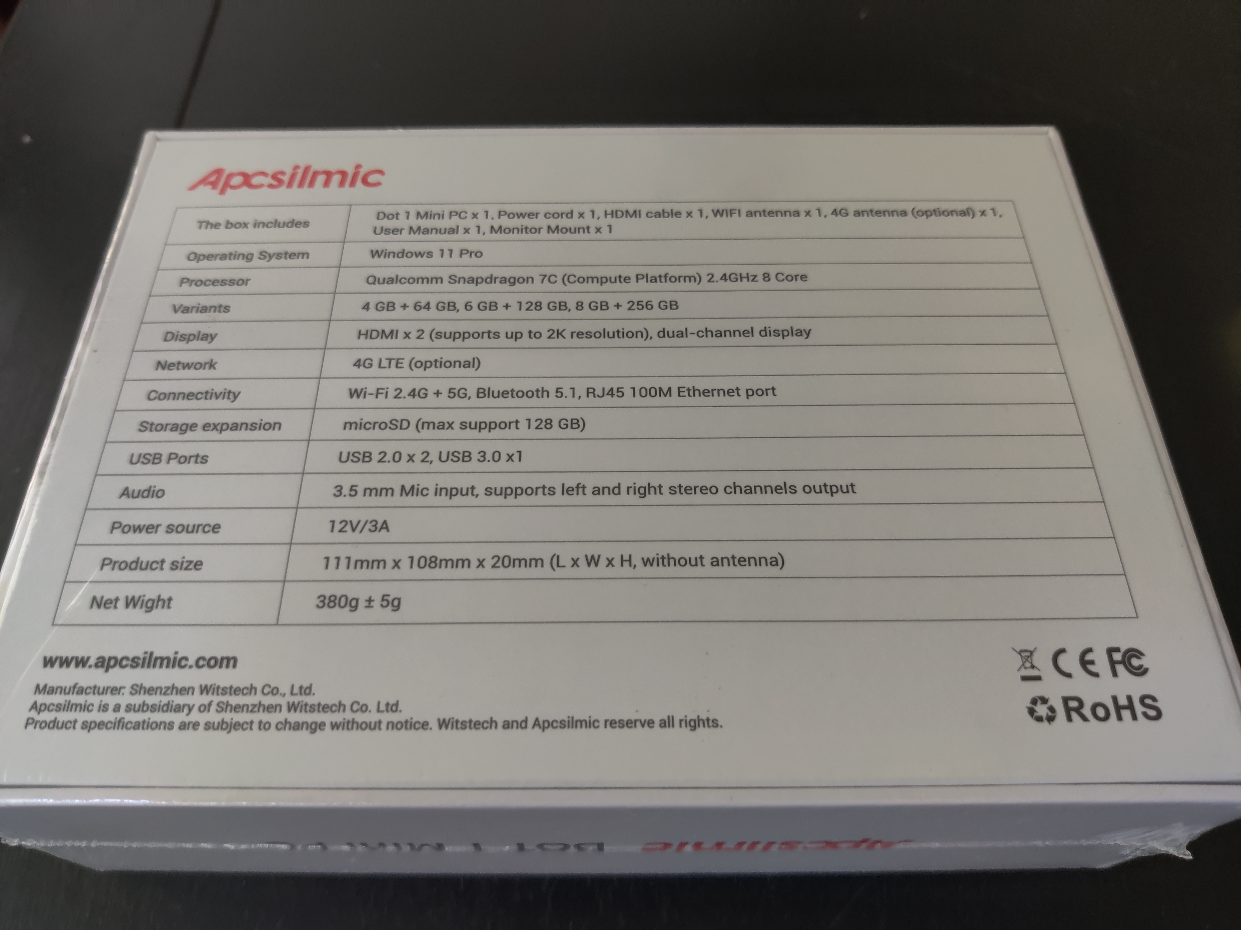 Product Review: Apcsilmic DOT 1 Mini PC – Out of Office Hours