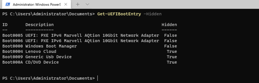 Geeking out with the UEFI boot manager – Out of Office Hours