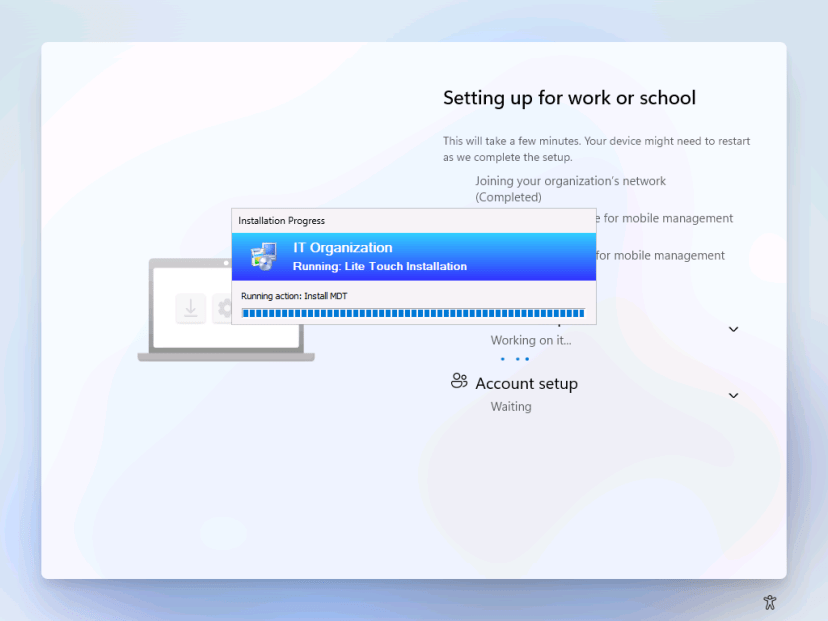 Run an MDT task sequence during Autopilot – Out of Office Hours